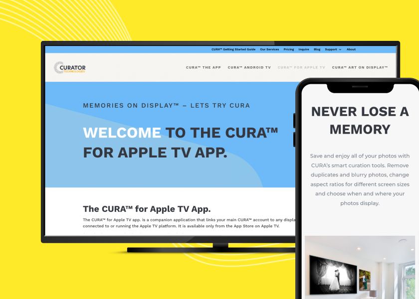 Case study Cura: Android TV And Cloud Display Image Management App | Perfsol