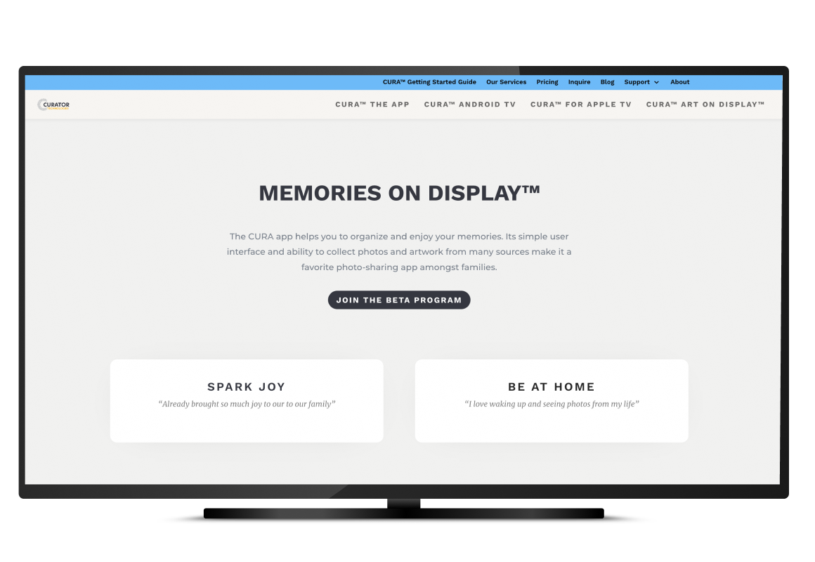 Case study Cura: Android TV And Cloud Display Image Management App | Perfsol